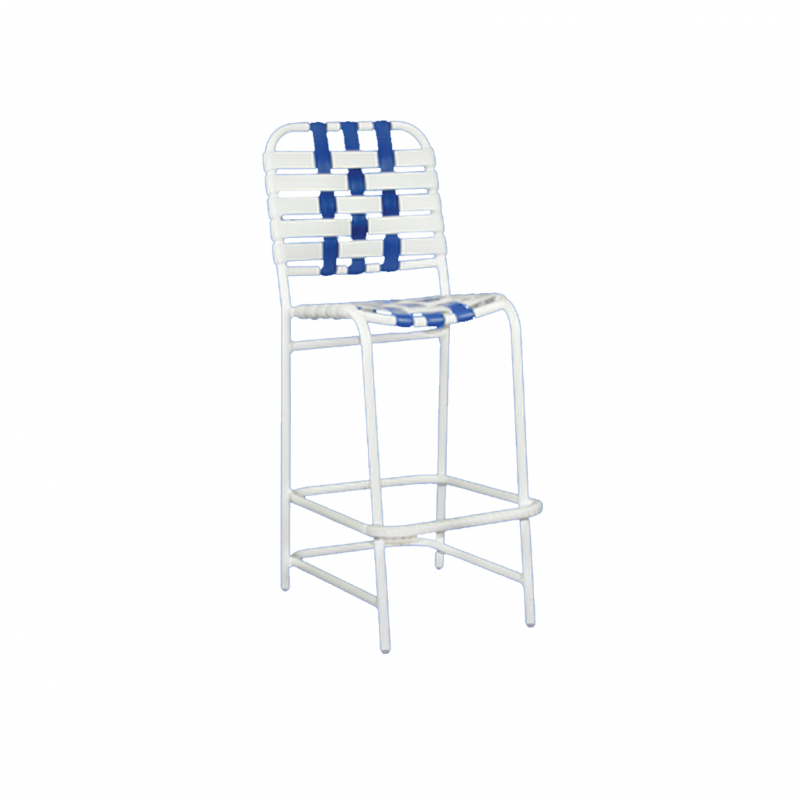 Belize Cross Strapped Bar Stool - Sunbrite Outdoor Furniture