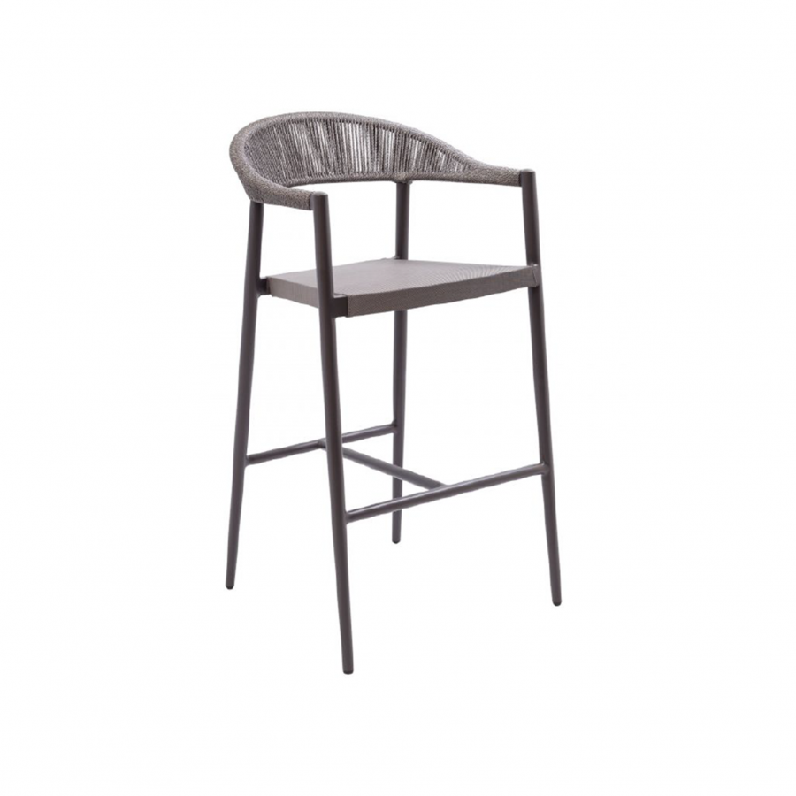 Rope Back Bar Stool - Sunbrite Outdoor Furniture
