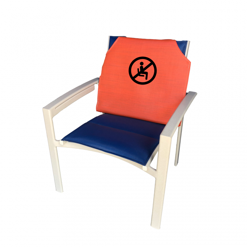 Social Distancing Chair Cover - Sunbrite Outdoor Furniture