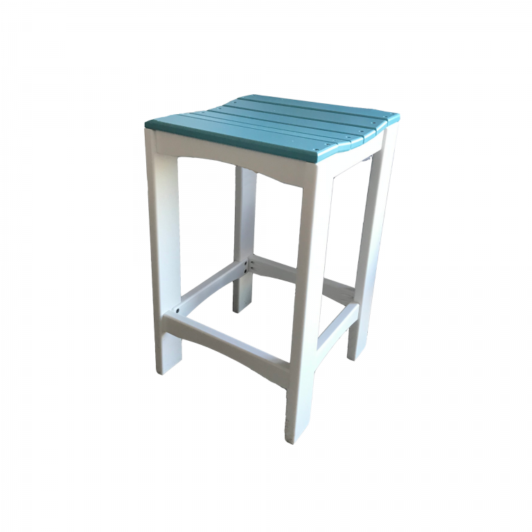 Marine Grade Polymer Backless Bar Stool - Sunbrite Outdoor Furniture